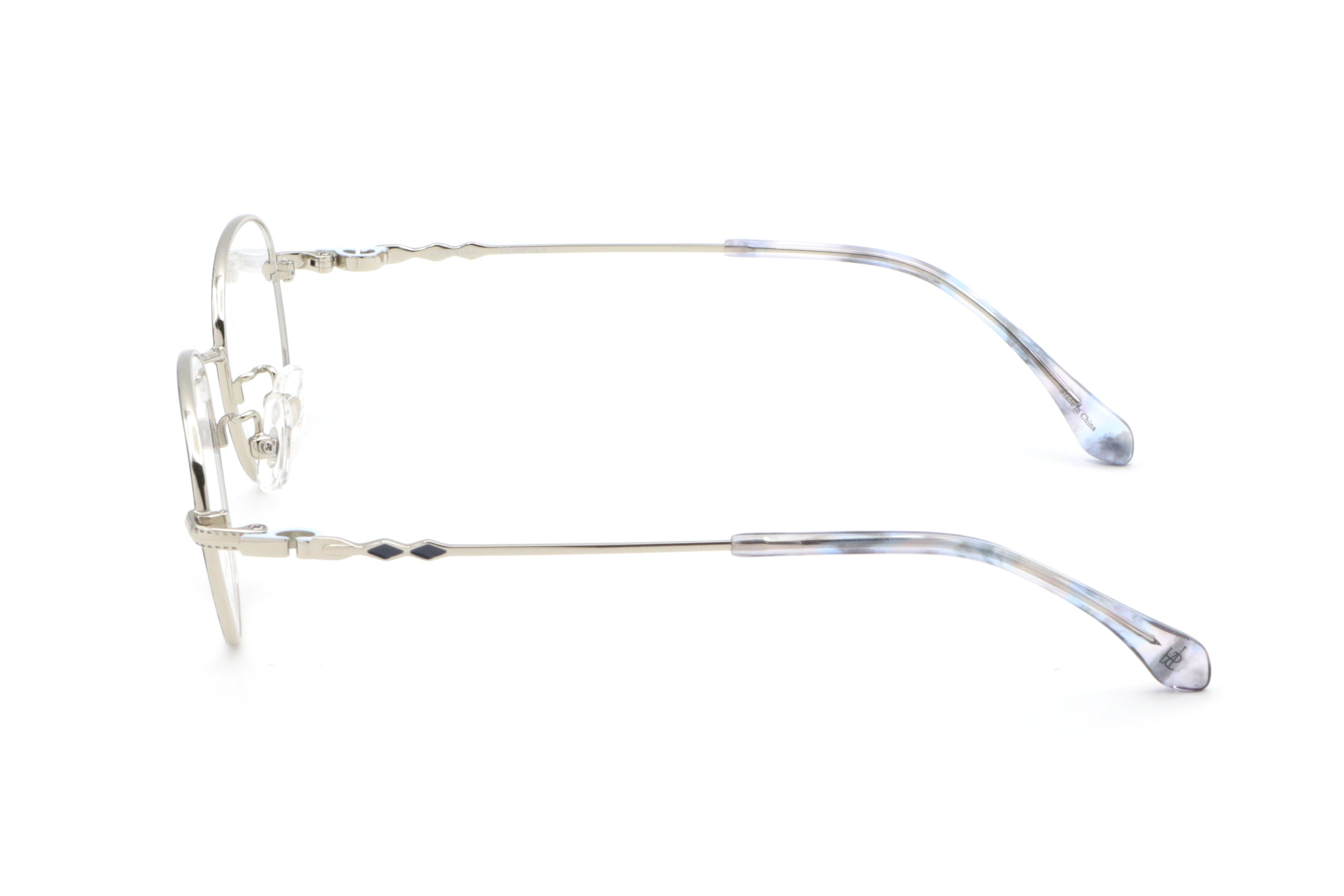 LASHISA(ラシサ) LS-006-4ネイビー/シルバー(47) – 武田メガネオンラインショップ