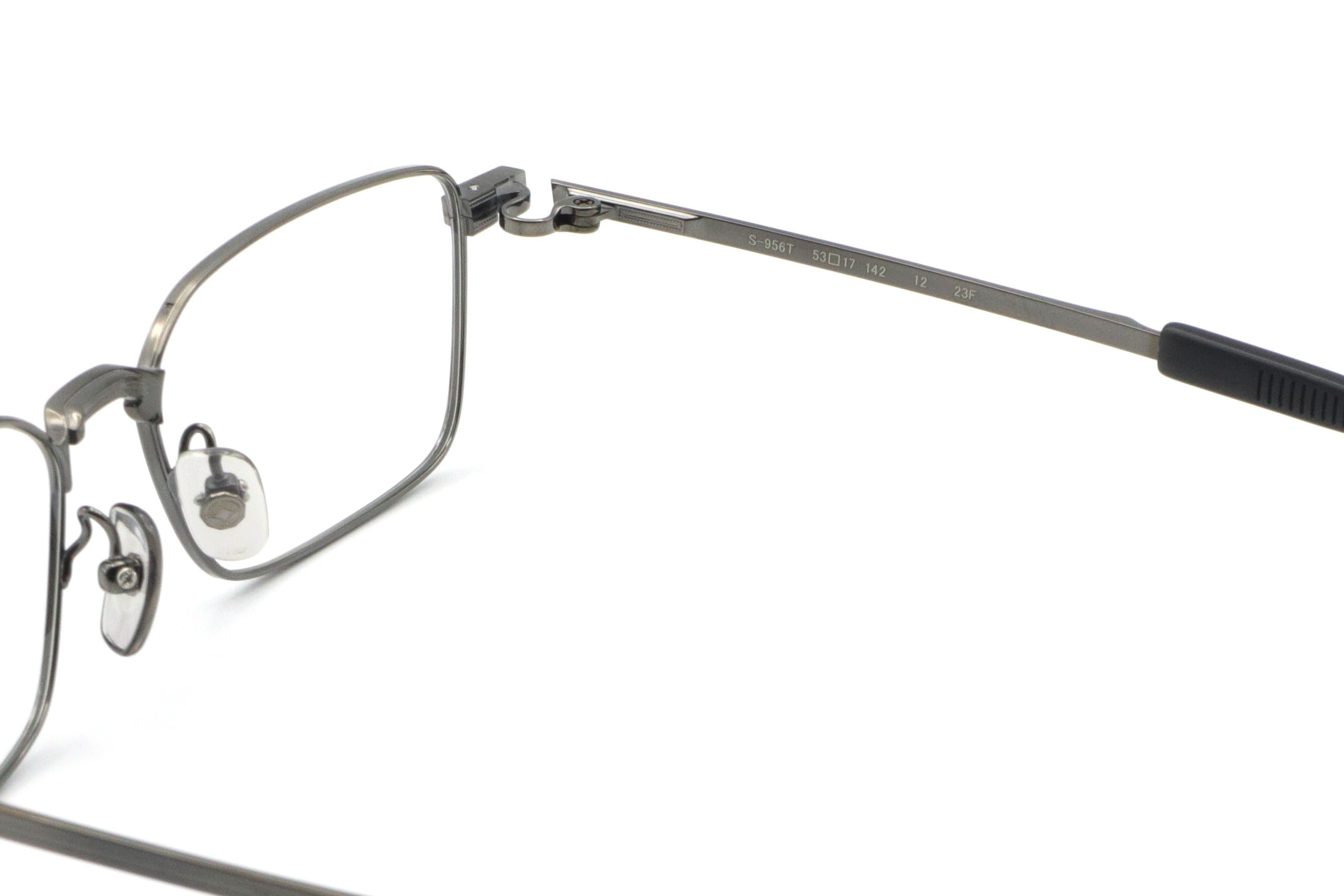 999.9(フォーナインズ) S-956T-12ガンメタリック(53) – 武田メガネオンラインショップ
