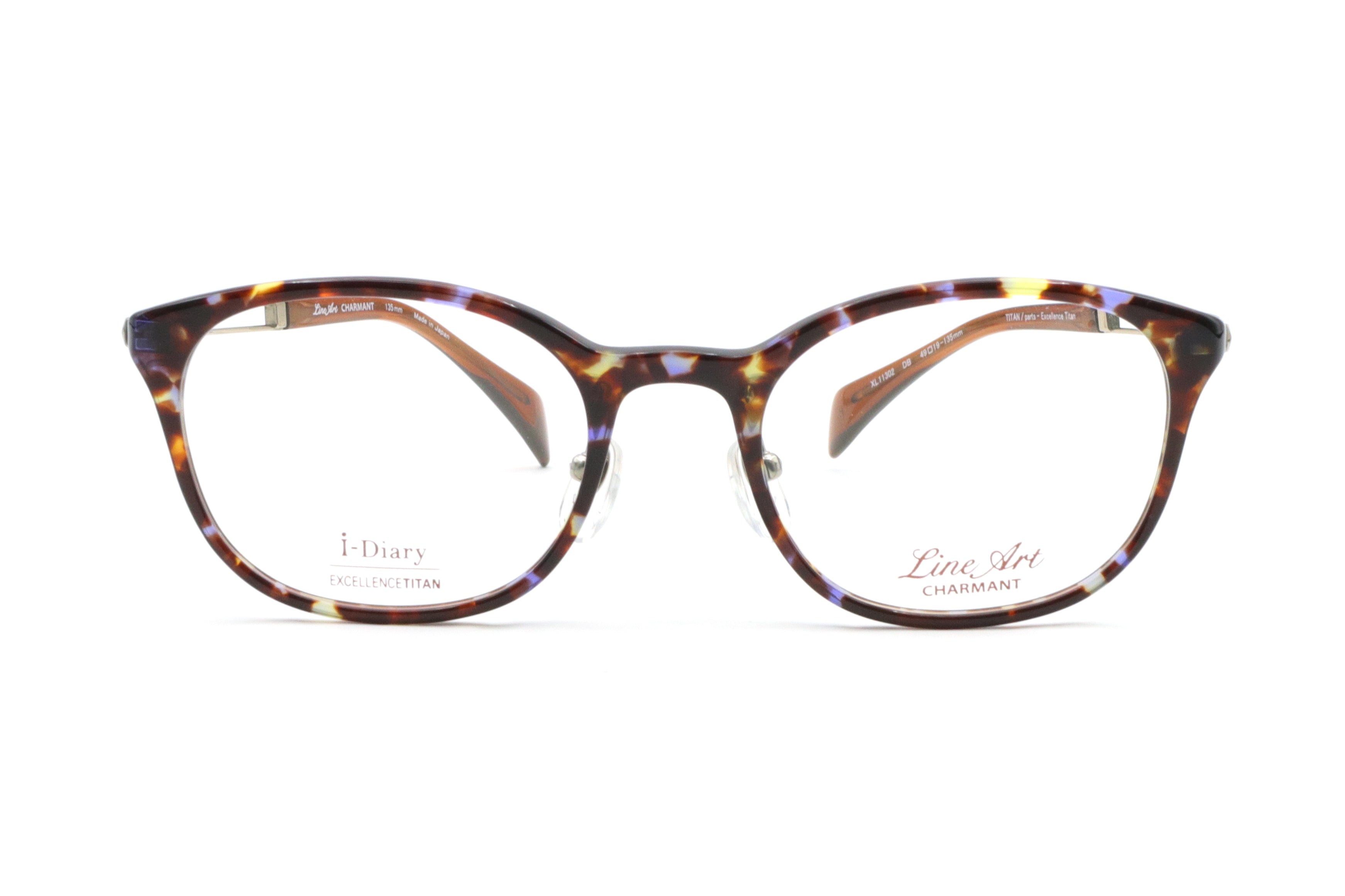 Line Art(ラインアート) XL 11302-DBデミブラウン(49) – 武田メガネオンラインショップ