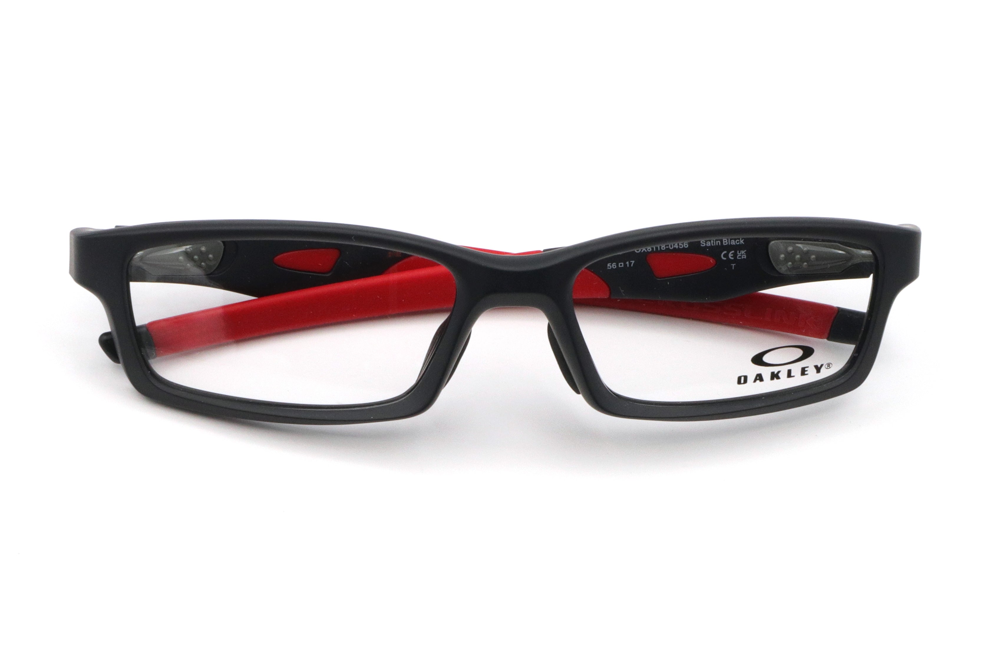 OAKLEY CROSSLINK(オークリークロスリンク) OX 8118-04サテンブラック/レッド(56) – 武田メガネオンラインショップ