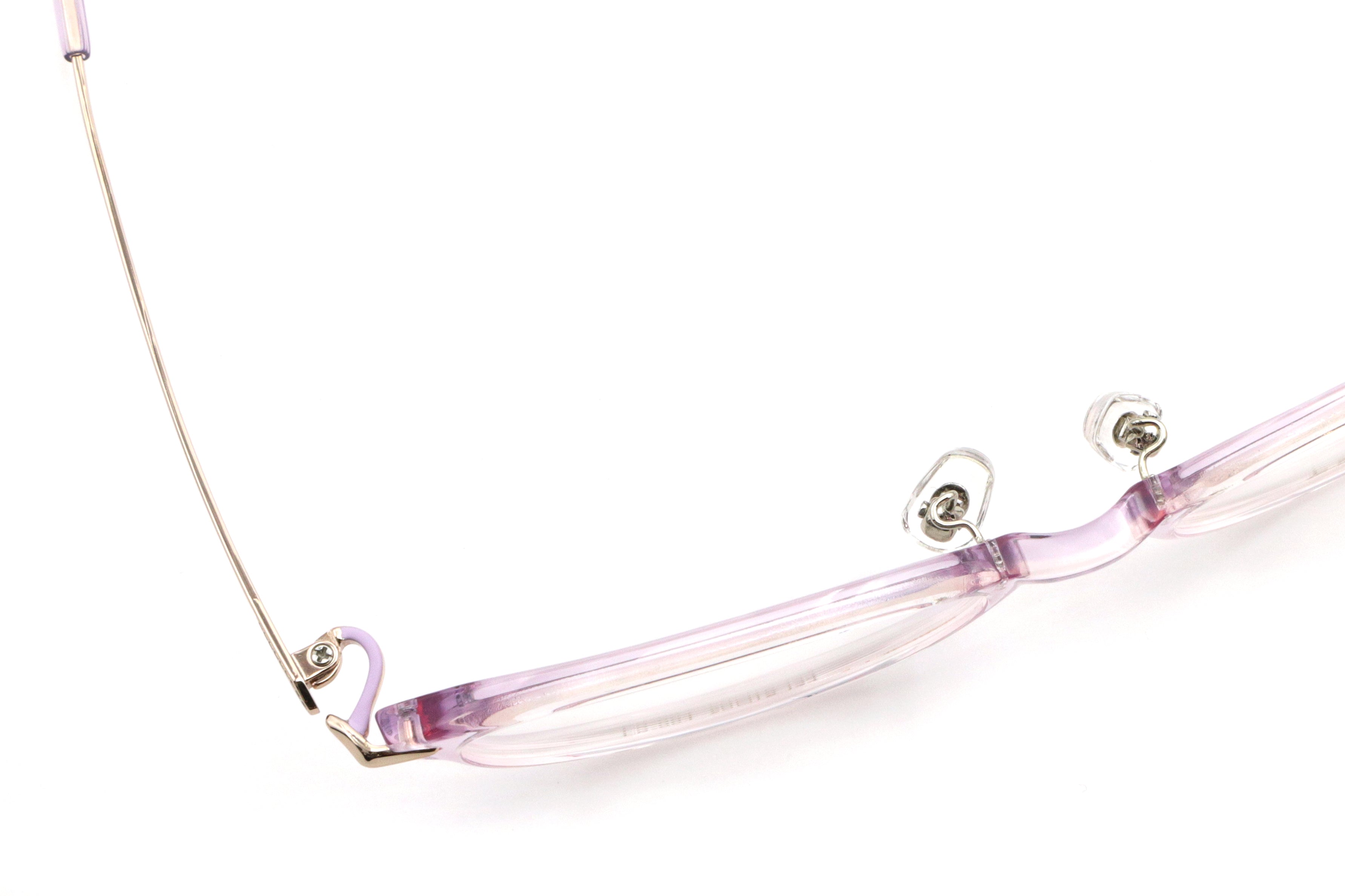 LASHISA(ラシサ) LS-004-2ライトパープル/ホワイトゴールド(50) – 武田メガネオンラインショップ